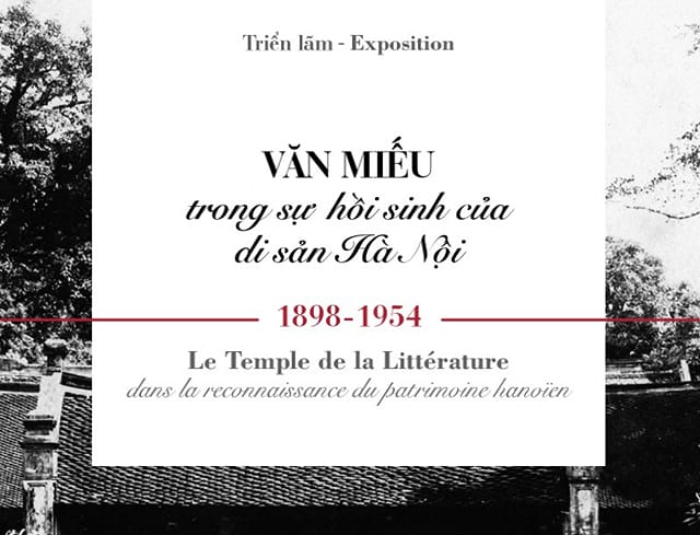 Van Mieu exhibition banner - Hanoi Grapevine