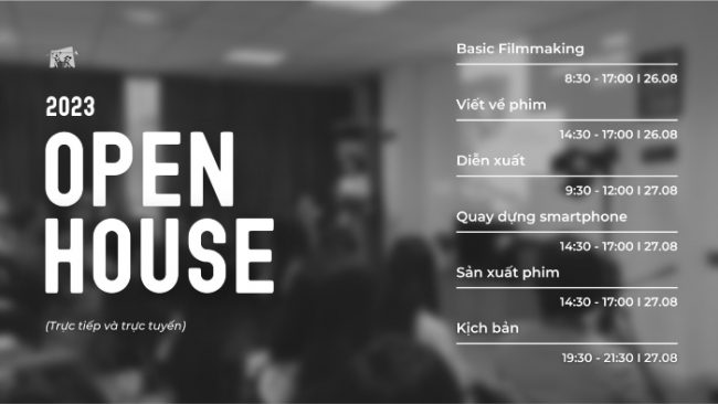 TPD Open House 2023 - Trải nghiệm lớp học điện ảnh - Hanoi Grapevine